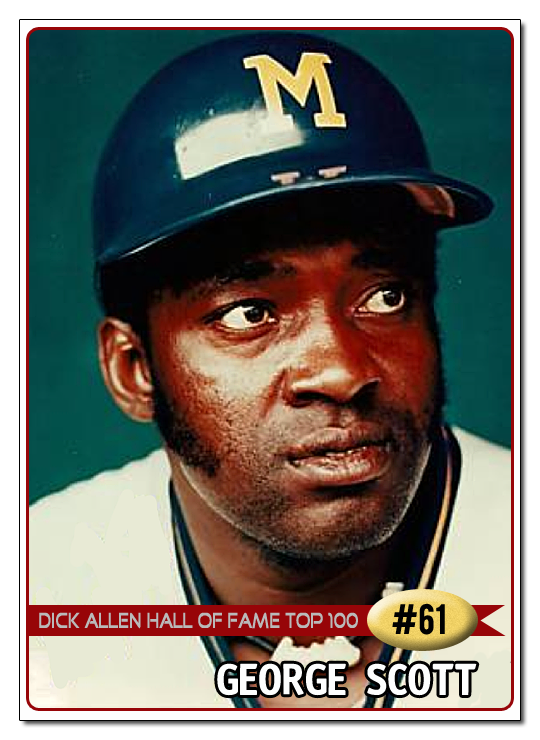 Dick Allen Hall of Fame: DAHOF Top 100 -- #61 George Scott