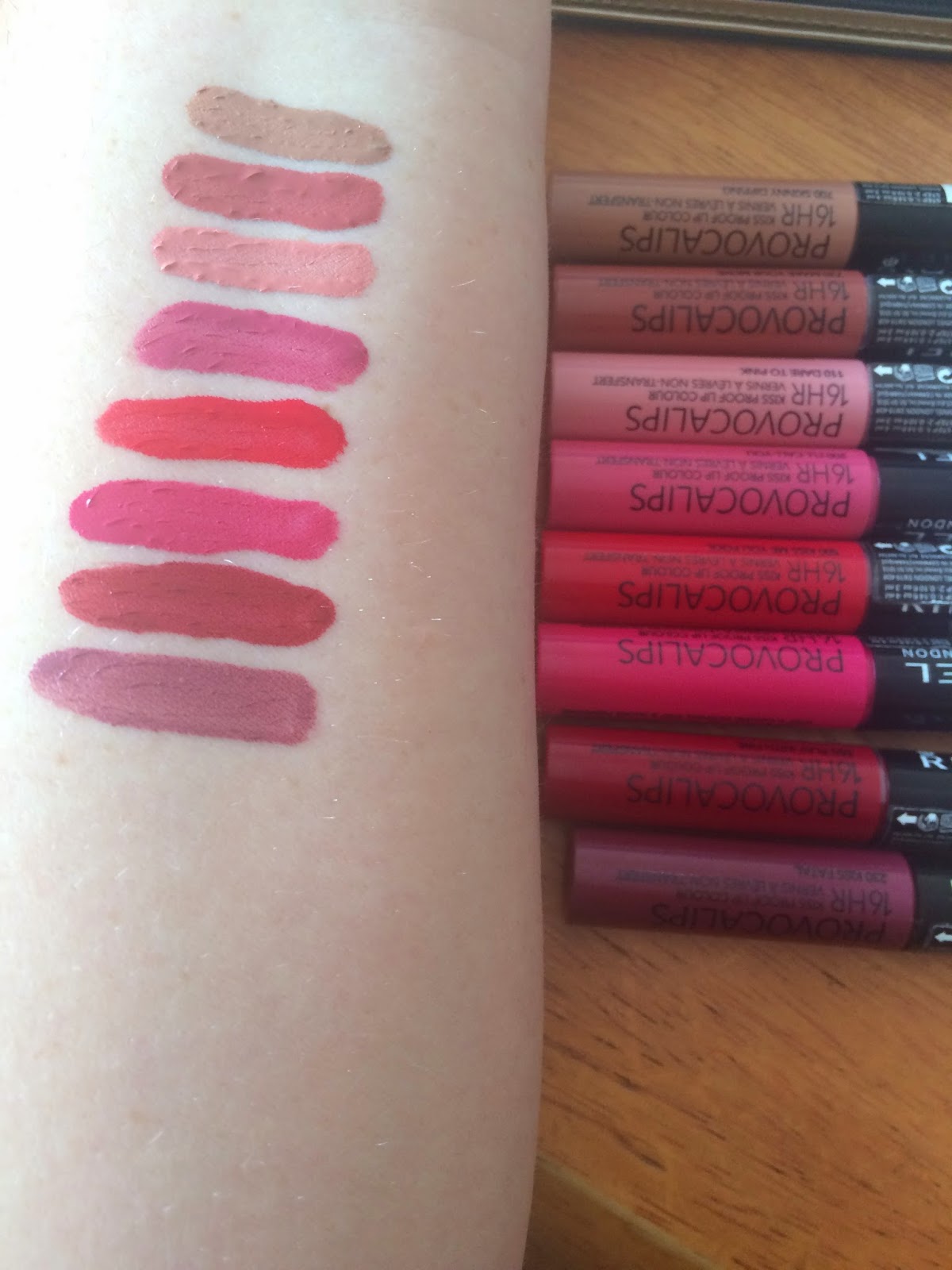 Lusty Lashes Beauty: Rimmel London Provocalips - Full Collection Review ...