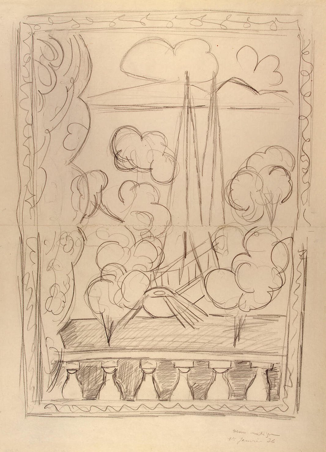 Window on Tahiti - Henri Matisse | Endless Paintings