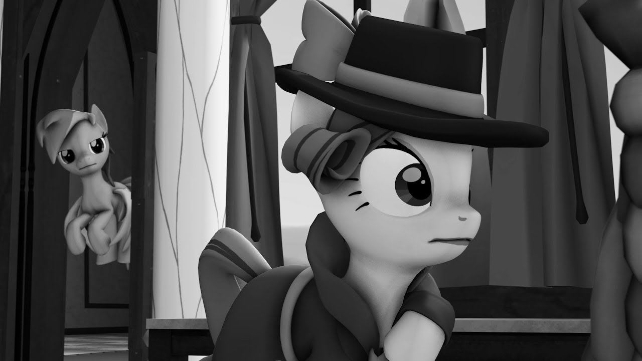 Equestria Daily - MLP Stuff!: Detective Rarity SFM reenactment