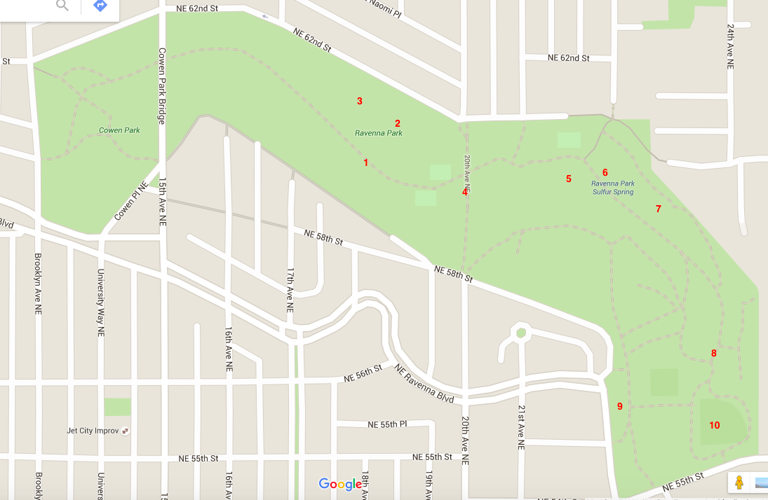 Natural History Exploration of Ravenna Park