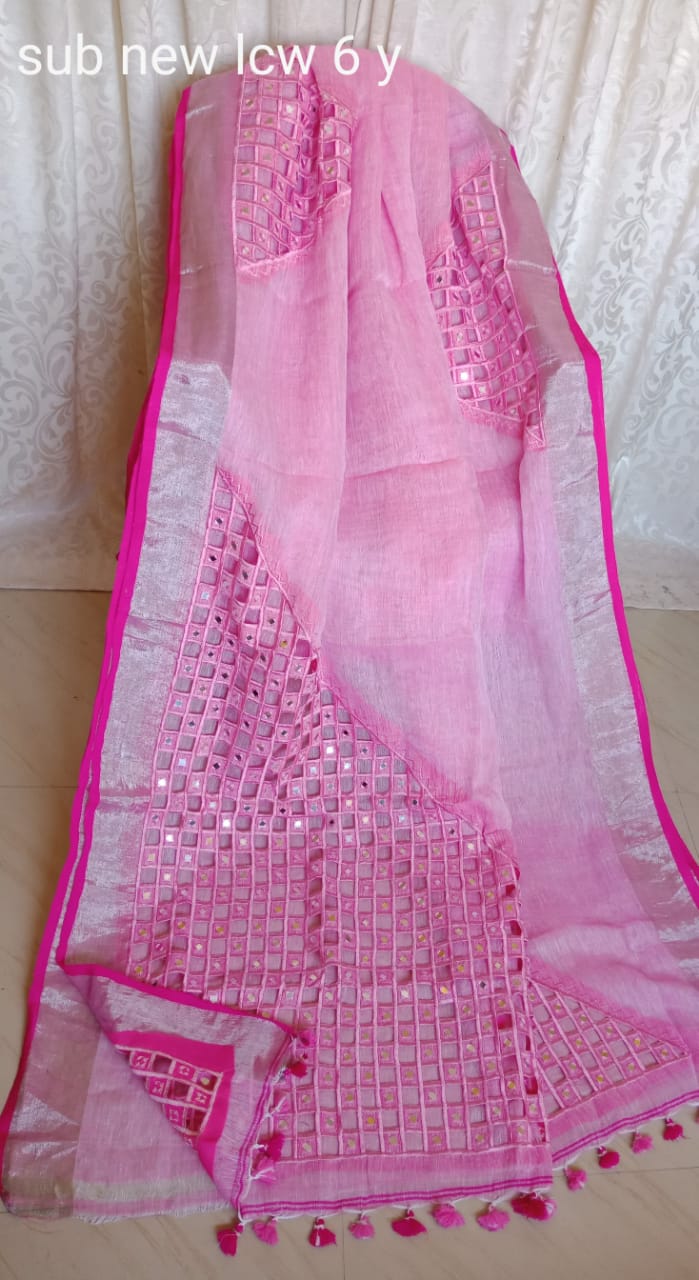 Lenin Cut Work Sarees