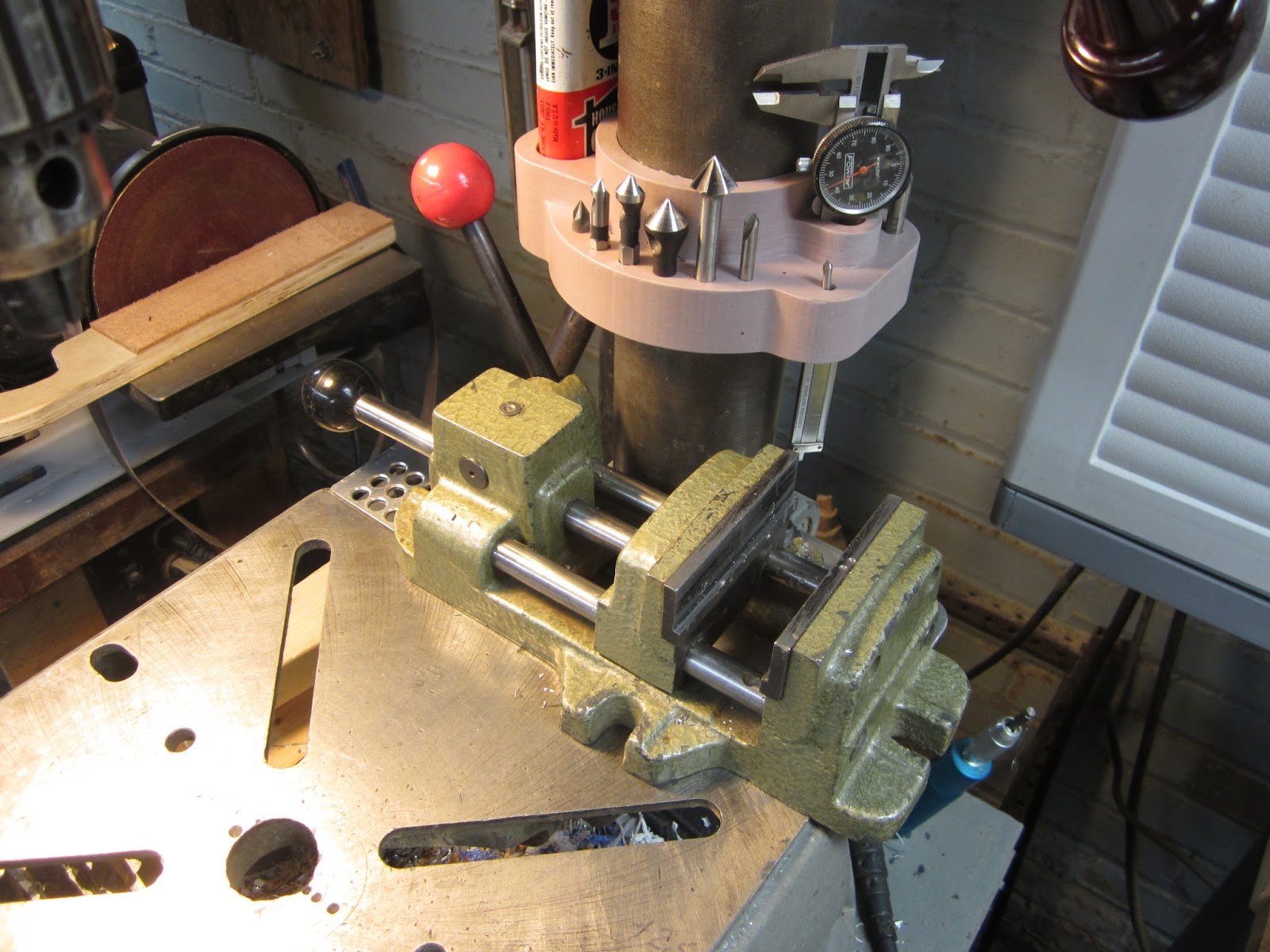 MI Shop Tools Inventions: Drill Press Bed Extension