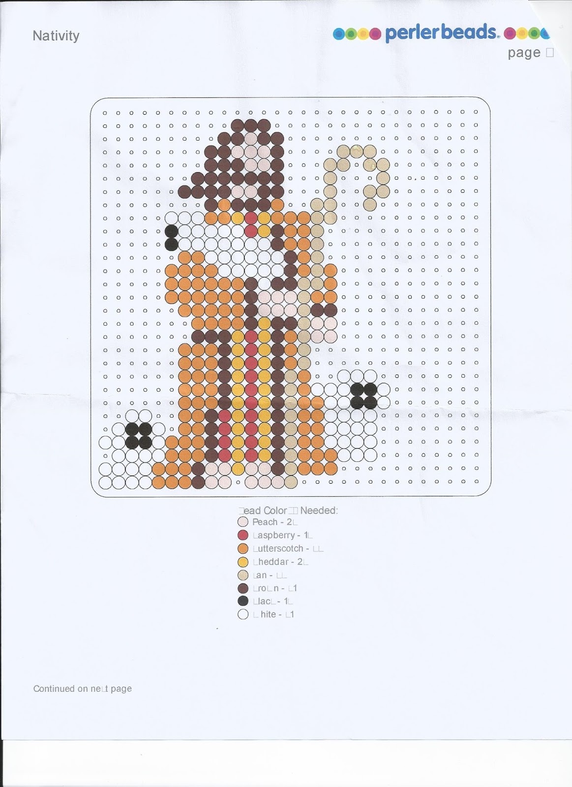 Almost Unschoolers: The Very First Noel and a Perler© Bead Nativity