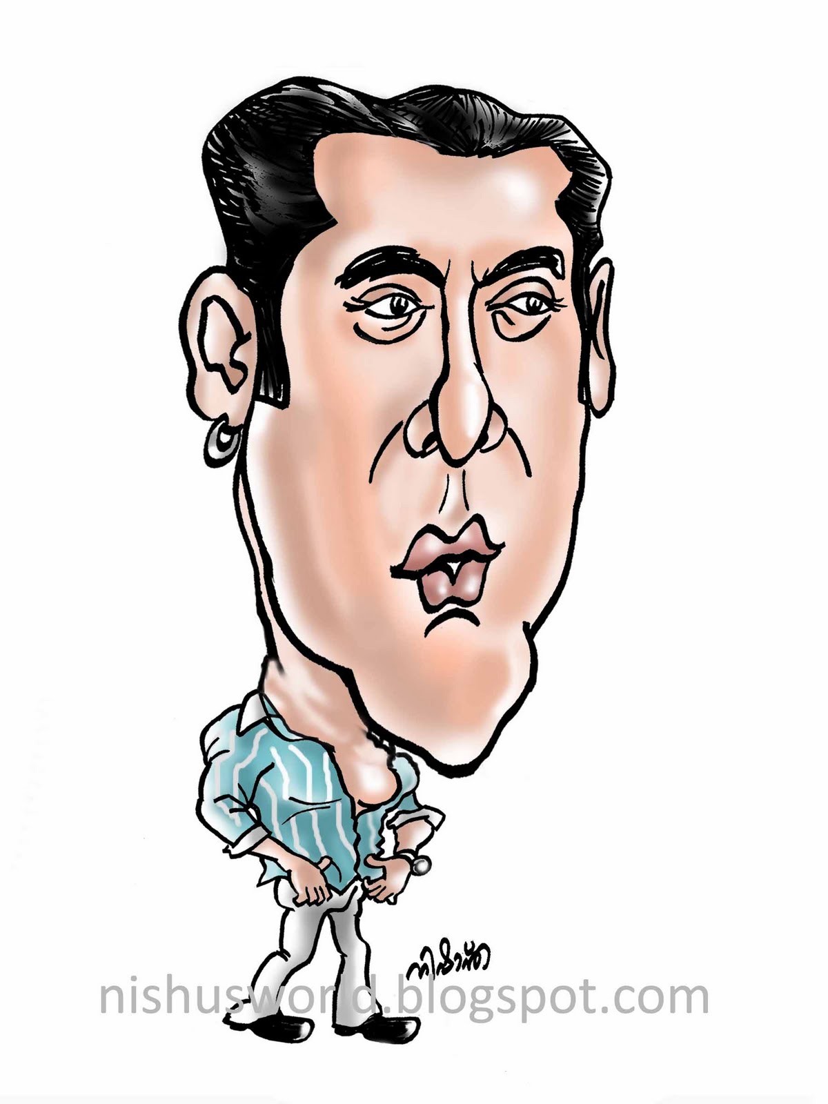 Nishu's World of Caricatures: Salman Khan ( 2011 )