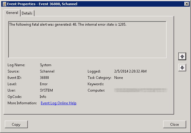 itToby: Why Schannel EventID 36888 / 36874 Occurs and How to Fix It