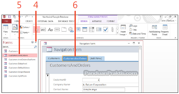 Cara Membuat Navigation Form Di Access - Lab Wisnu