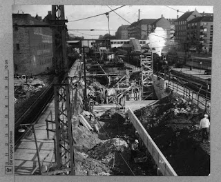 Valby og København, før og nu: S-tog Valby Station 1950 - Gamle perron