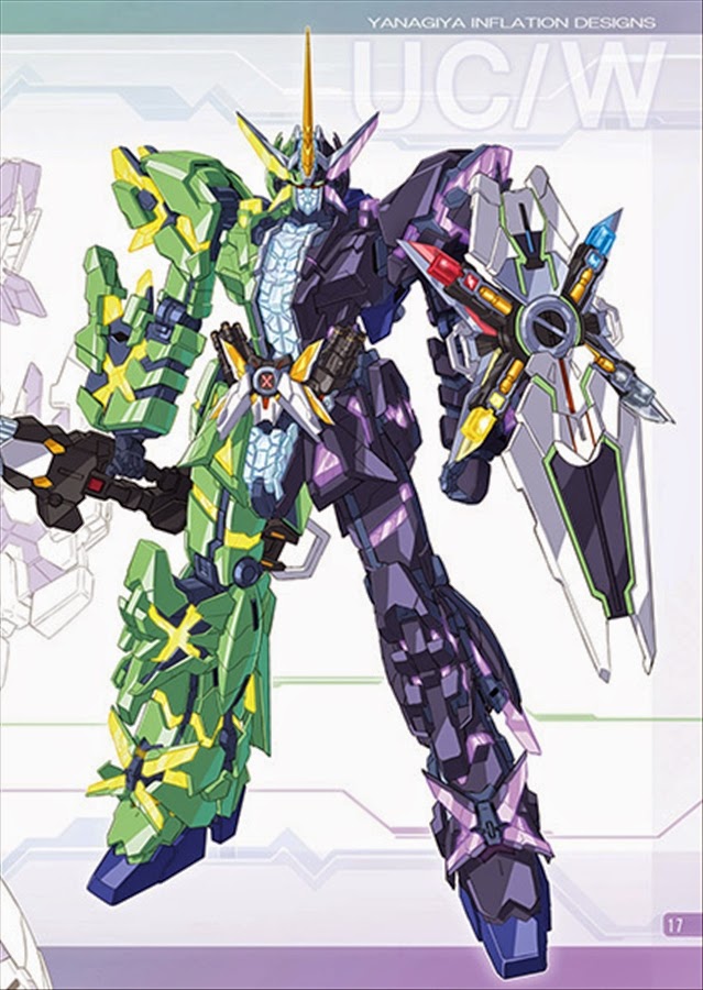 Gundam x Kamen Rider W Crossover Fanarts