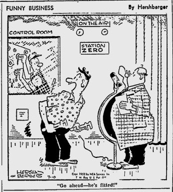 1950's advertising and pop culture: 1952 FUNNY BUSINESS FAT JOKE