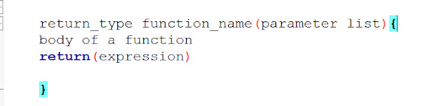 Function in C Programming Language - Code for Java c