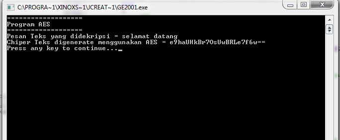 SeanXMore7X Blog'S: Mengenal dan Membandingkan Program AES 128, 192 dan ...