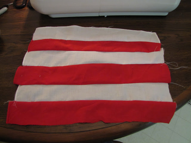 Floral Anchors: DIY American Flag Shorts