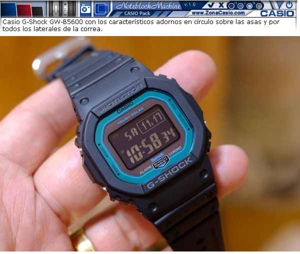 Zona Casio: Gaceta W-59: Las curiosas "muescas" en la caja de los W-59
