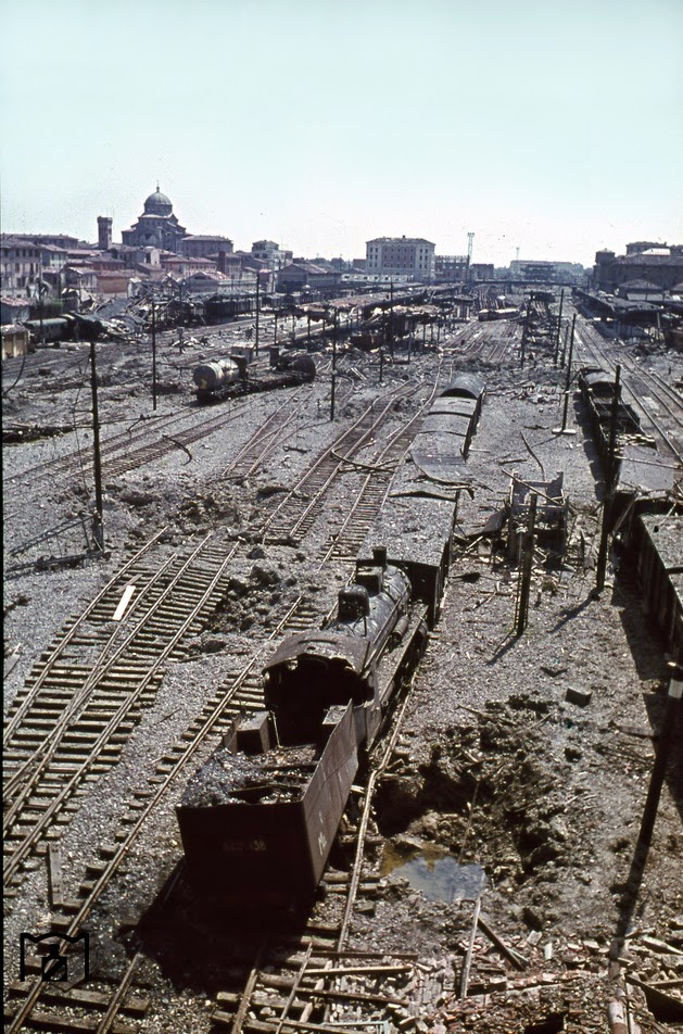 World War II in Color: The Destruction at Florence Main Station