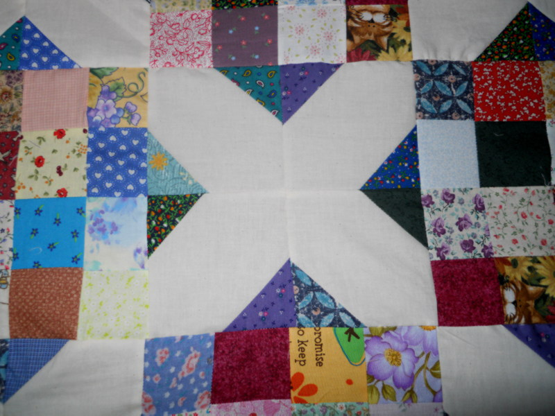 Diamon Naturals Springtime And The Scrappy Snowball Quilt Diamon Naturals Springtime And The Scrappy Snowball Quilt