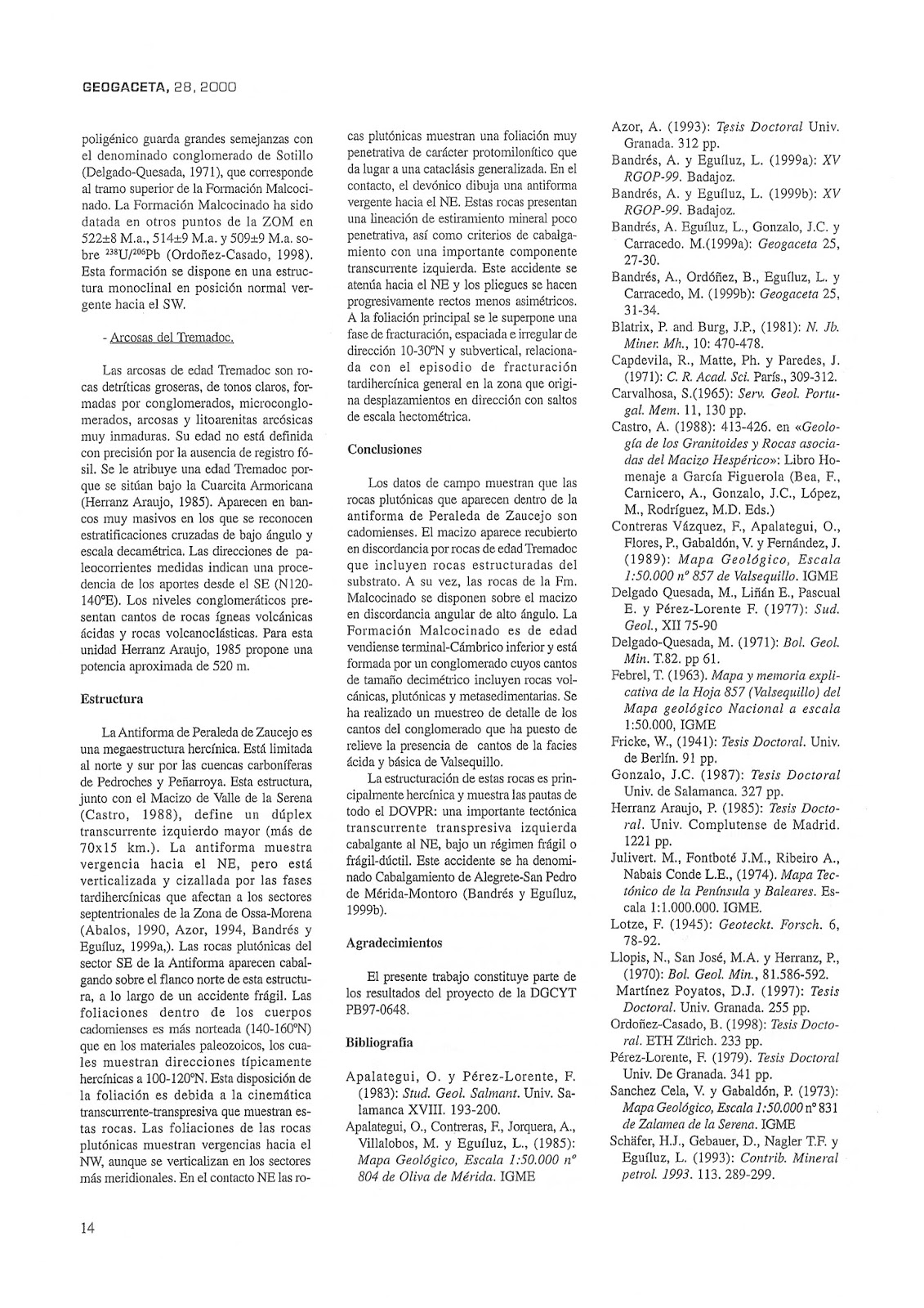 GEOLOGÍAS DE EXTREMADURA: "El granito precámbrico de Valsequillo (Zona ...