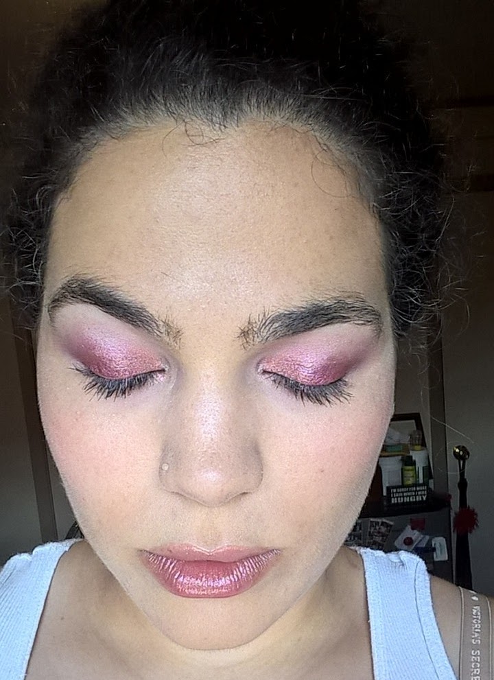 Thrift Addict: 30 Days of Lips + Looks: Day 6 "Pink Lady"