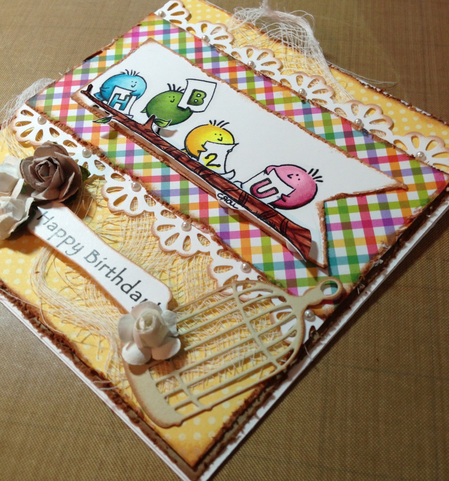 Colorful Copic Creations: HB2U Tiddly Inks Card