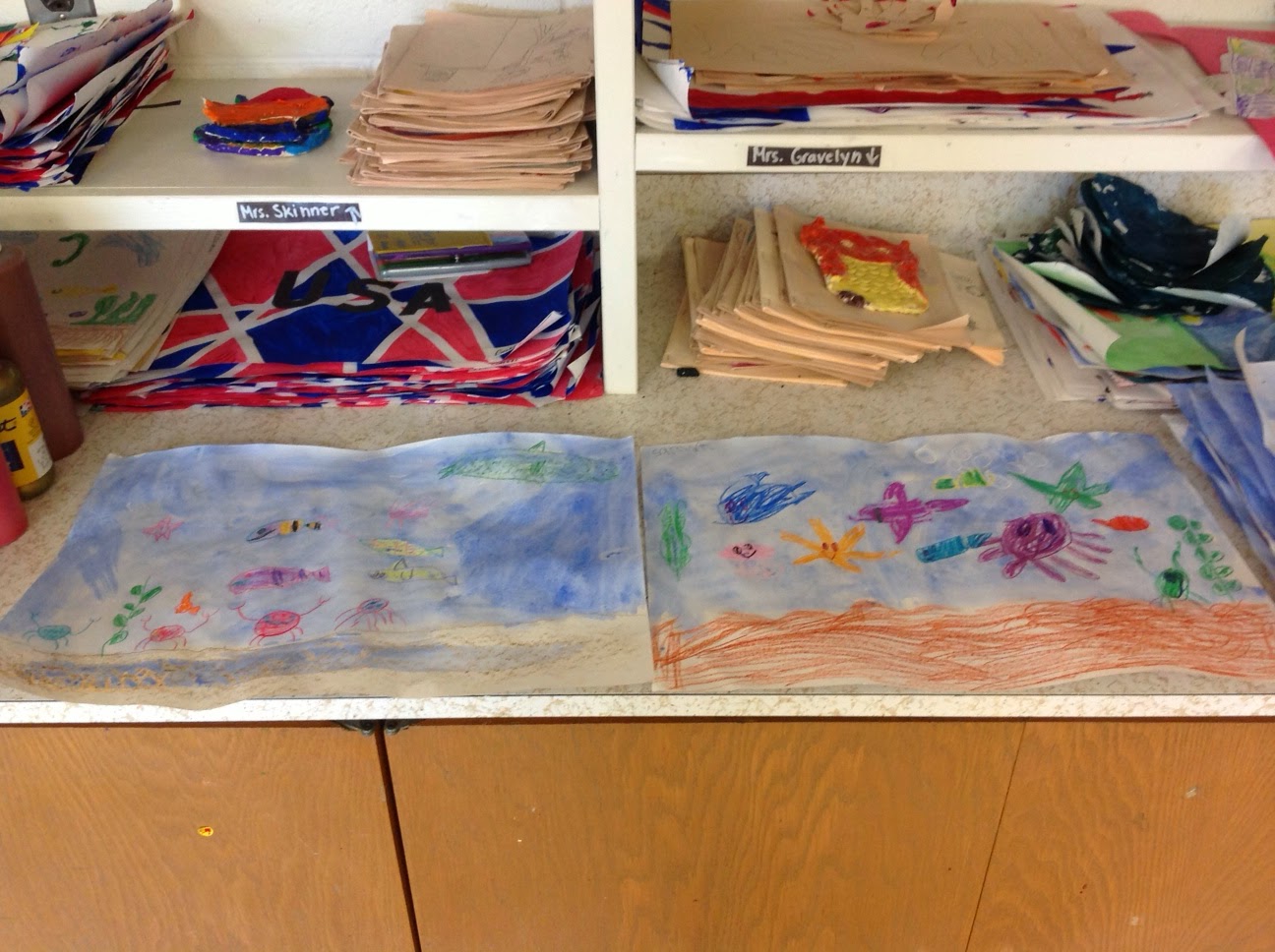 Mrs. Glanzman's Art Lessons: Elementary Art Project - Under The Sea
