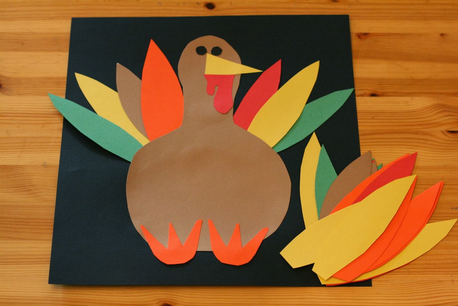 Tiny Toddler Babysitter Blog: Turkey Craft: Gobble Gobble