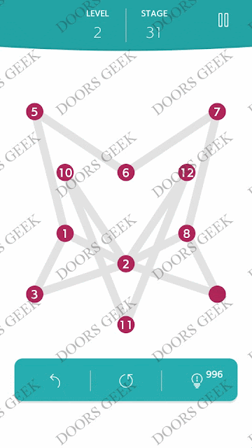 1LINE Level 2 Stage 31 Solution ~ Doors Geek