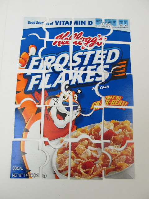 Artzy Creations: Cereal Box Puzzle