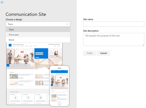 SharePoint Talk: Summary about Modern Team Sites, Communication Sites ...