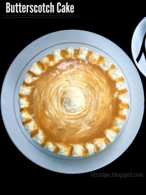 Butterscotch Cake - Recipe Book