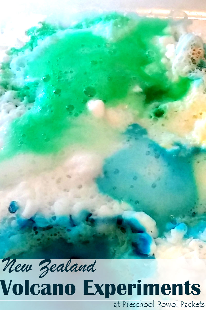 New Zealand Volcano Experiments! | Preschool Powol Packets