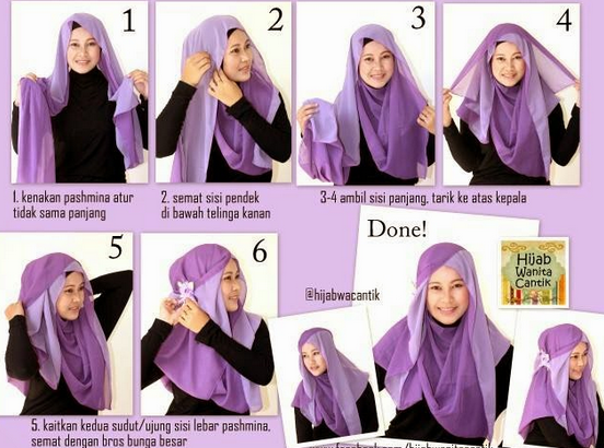 Cara Menggunakan Jilbab Segi Empat Terbaru 2018 | panduan bisnis online