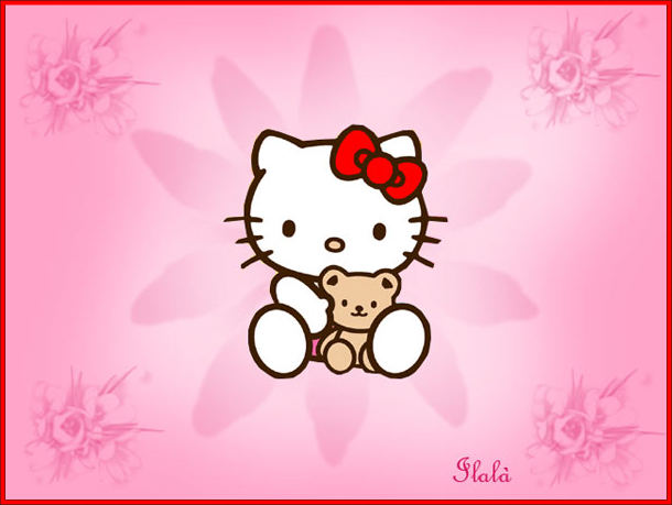 Gambar Kartun Hello Kitty Lucu dan Imut Oke
