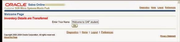 Oracle Applications: Oracle Application Framework (OAF)