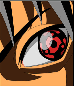 Obito Uchiha Sharingan Eye - Naruto Kyuubi Wallpaper