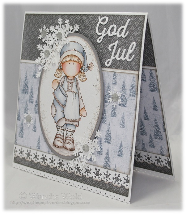 Wenches Kort og Papir: Julekort med Papirdesign ♥