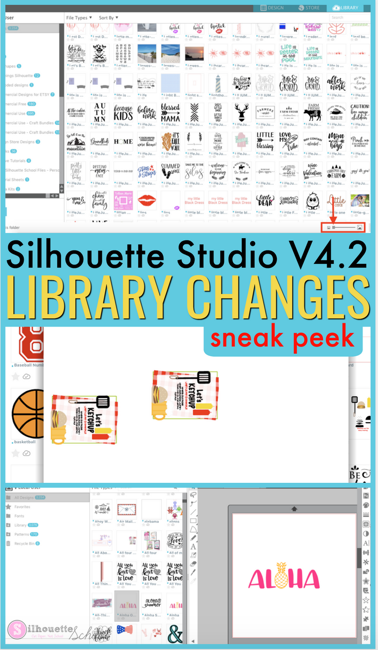 Silhouette Studio V4.2: Sneak Peek of Library Updates - Silhouette School