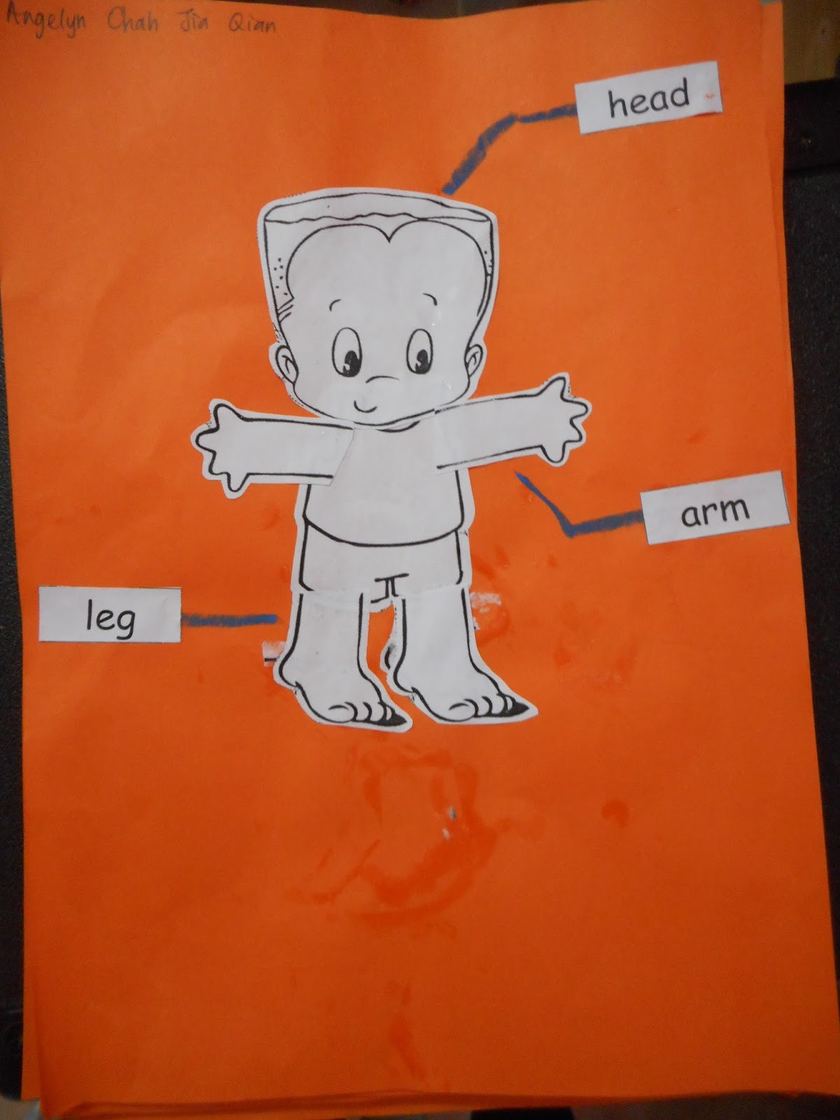 Fun n Joy Peers: Worksheet - Part of My Body