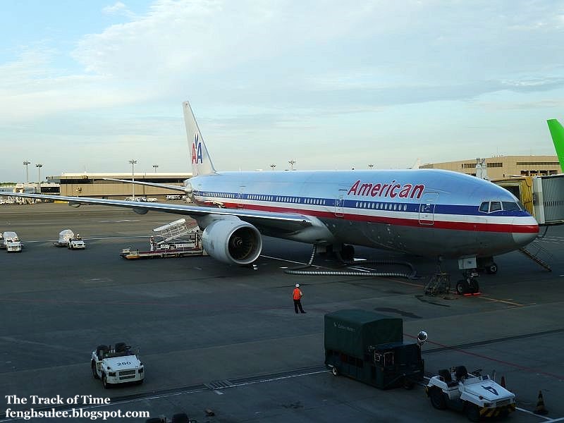 American Airlines from Narita to Dallas | The Track of Time