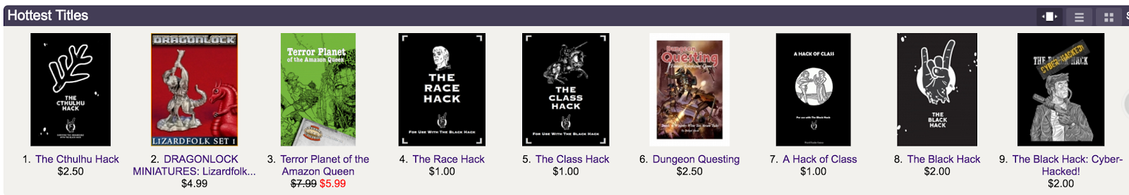 Tenkar's Tavern: The Black Hack and Black Hack Derived Titles Have 6 of ...