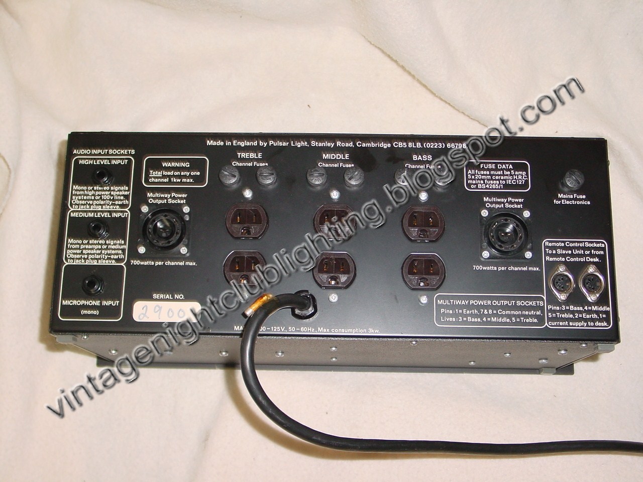 Solus Lighting: Pulsar Modulator 3 Channel Color Organ