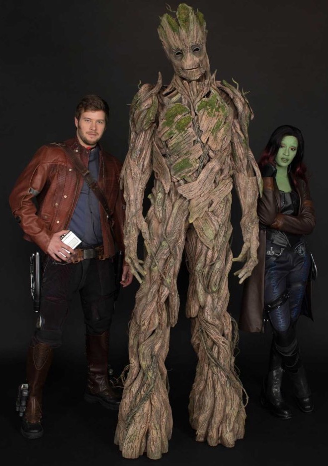 Sasaki Time: First Look: Groot, Star-Lord and Gamora at Disney ...