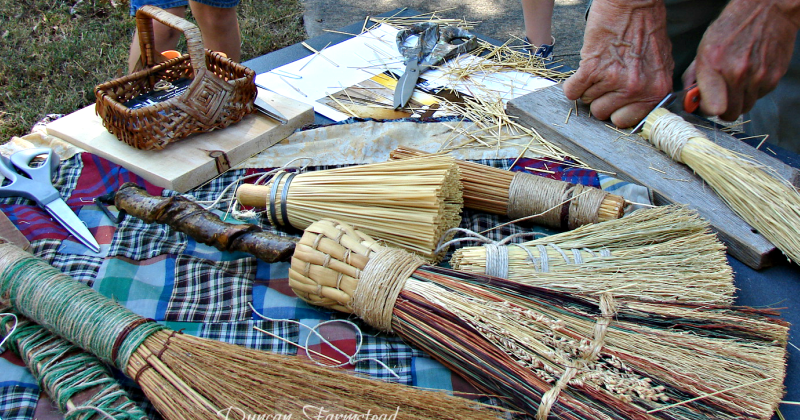 Duncan Farmstead: A Weekend of Broom Making