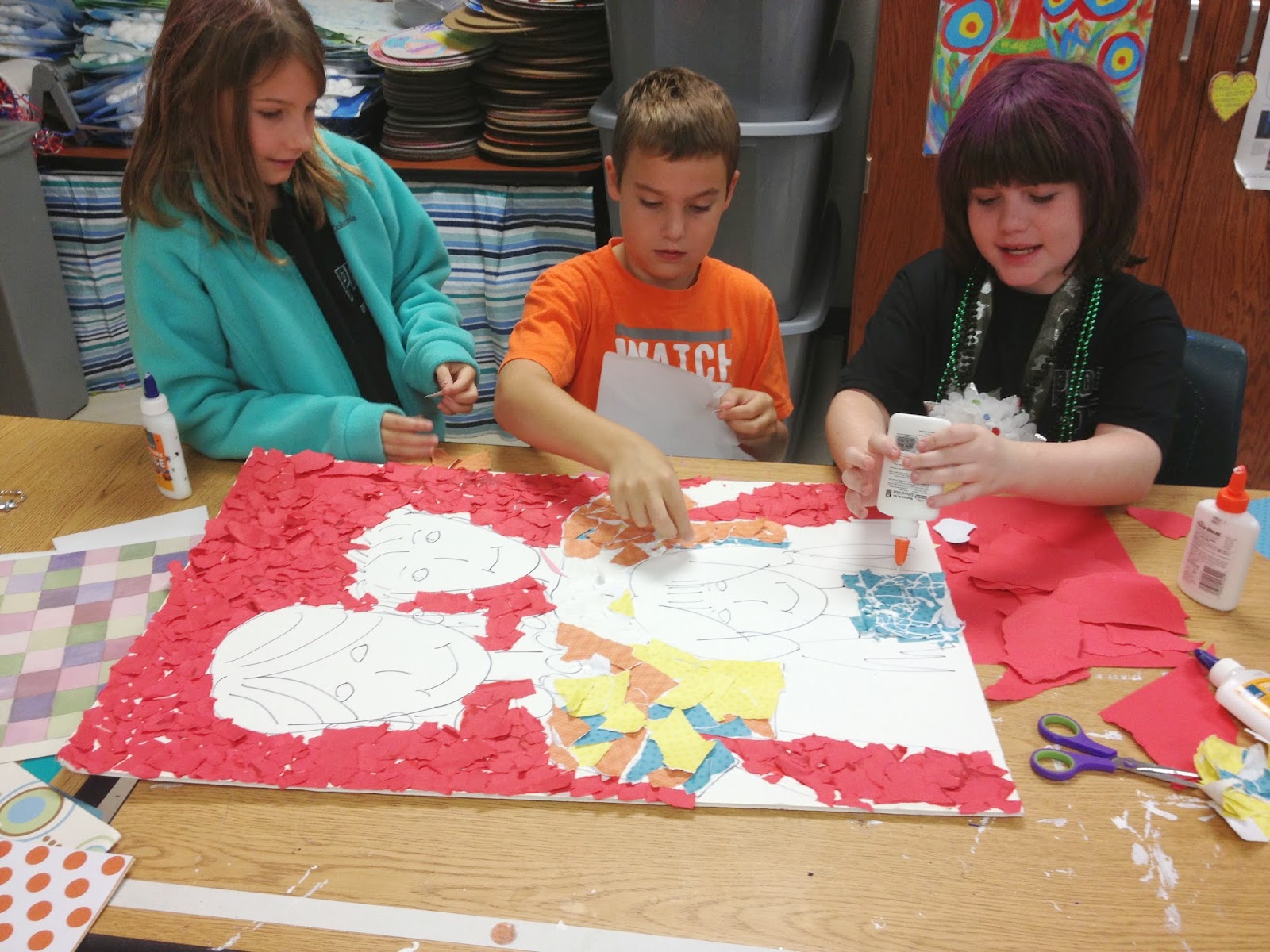 eARThshaking art teacher: Elementary Collaborative Mosaics of Community ...