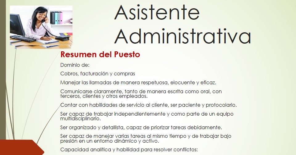 Asistente Administrativa Empleos Rodriguez Empleos Rodriguez