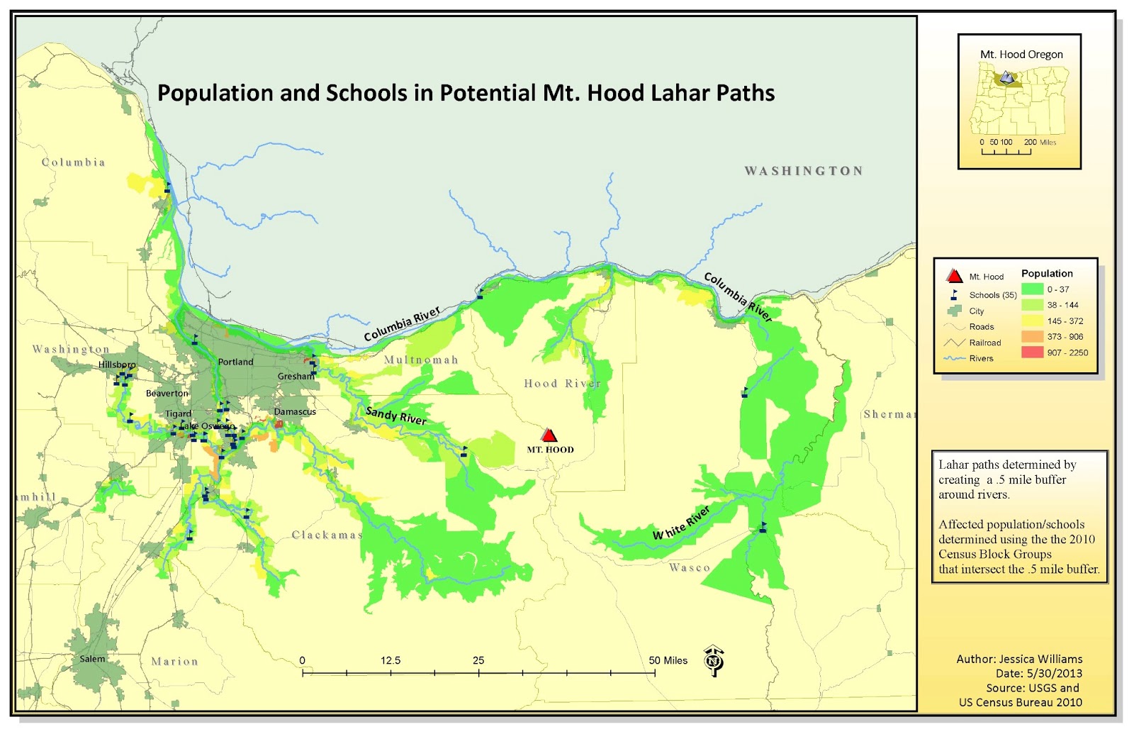 UWF online GIS blog: Natural Hazards: Lahars