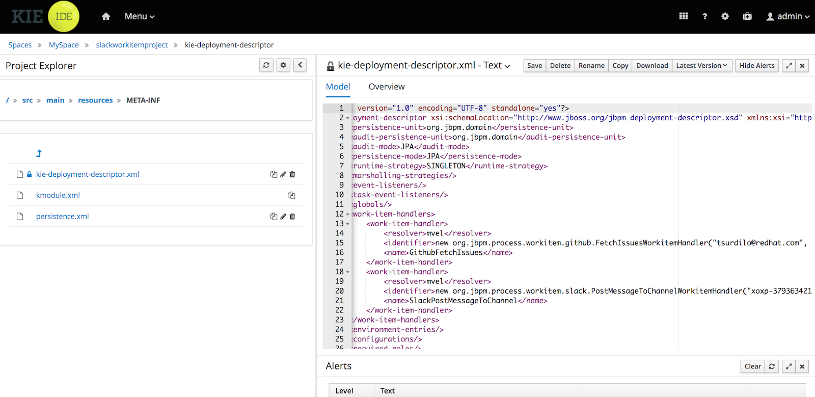 Accelerate your business: jBPM Workitems Spotlight - GitHub and Slack