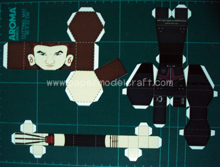 papermodel2u by Petchpaper: Free Paper Model :: The Avengers :: Hawkeye