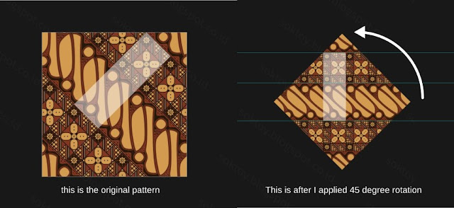 Vector Batik Seamless Pattern in Inkscape