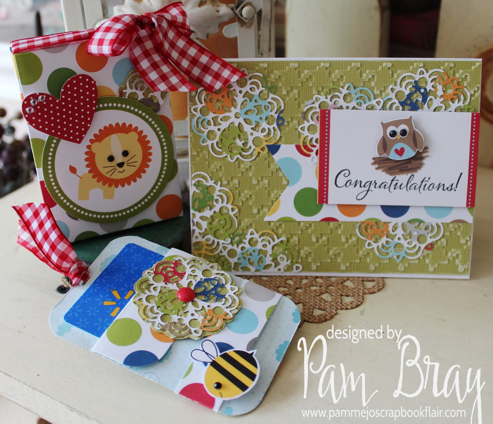 Pam Bray Designs: A Girl with Flair: Tiny Tots "Congratulations and ...