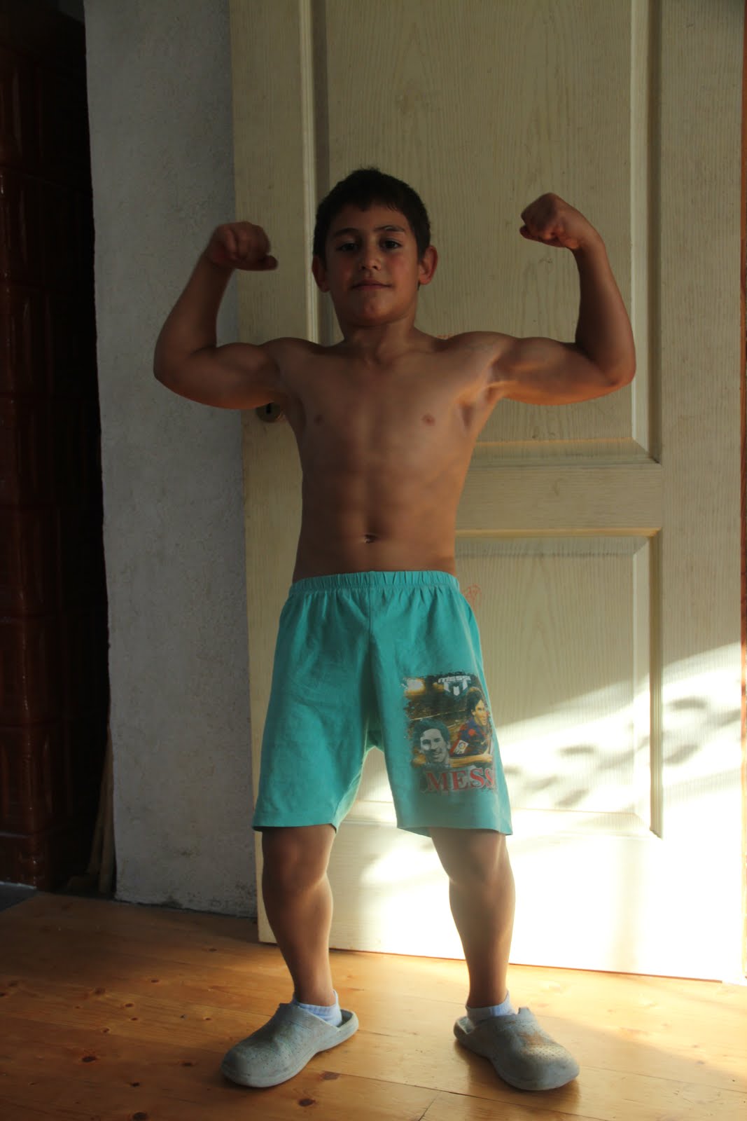 Giuliano Stroe: after homework to school ,TRAINING